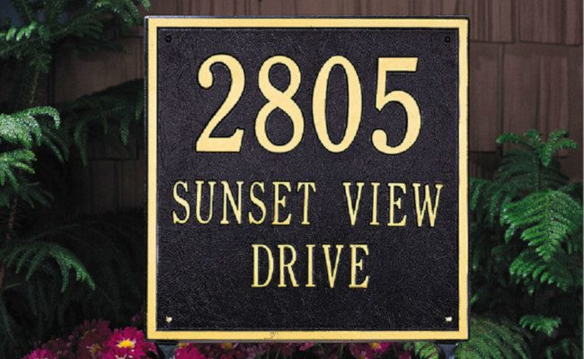 Personalized House Plaques, Winston-Salem, NC | StreetScapes & WindowWorks